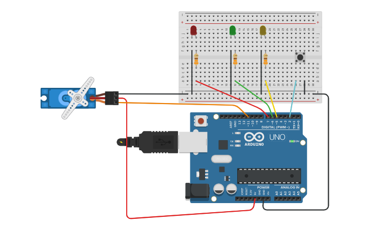 Circuit design String Com - Tinkercad
