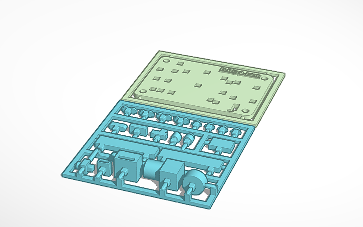 3D design IchigoJam S Plamodel v1(v2_2) - Tinkercad