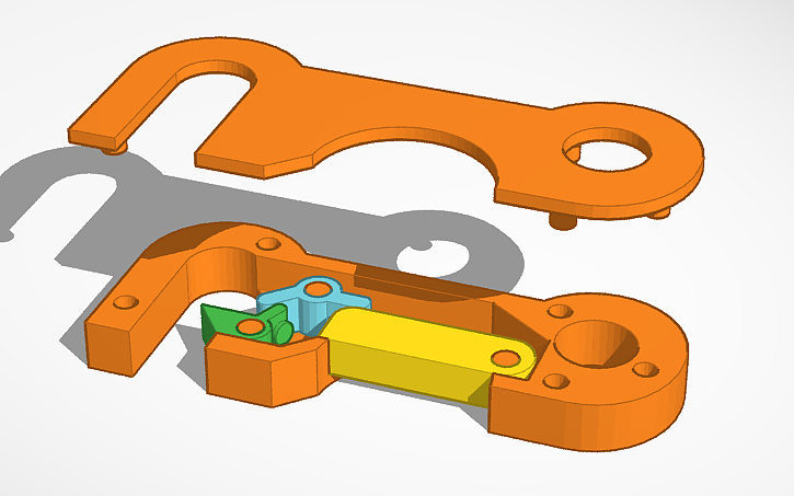 3D design Kitchen Safety Lock V1 - Tinkercad