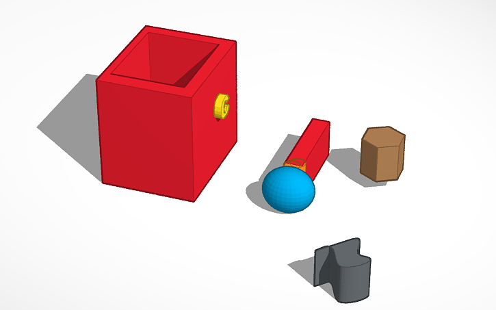 3D design Pencil holder - Tinkercad