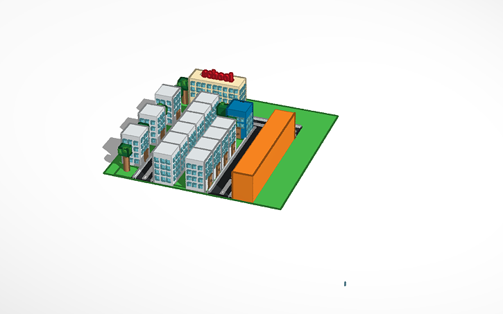 3D design city - Tinkercad