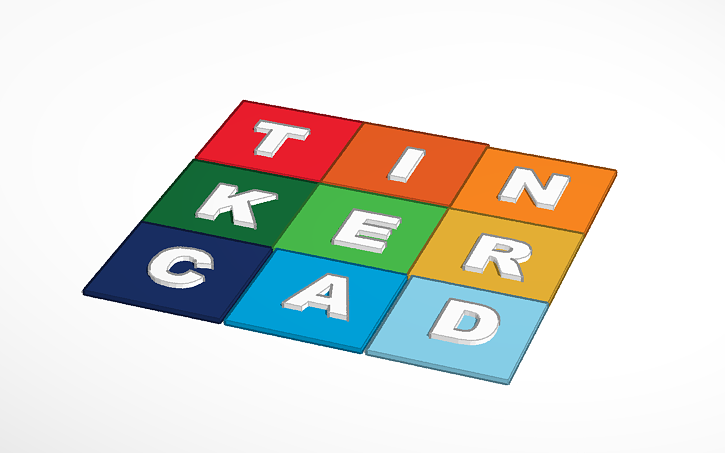 3D design Tinkercad Logo | Tinkercad