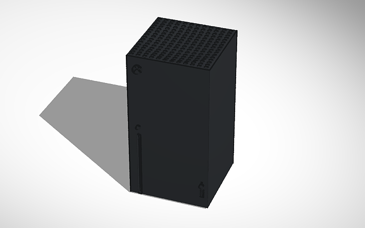 3D design Xbox Series X model - Tinkercad