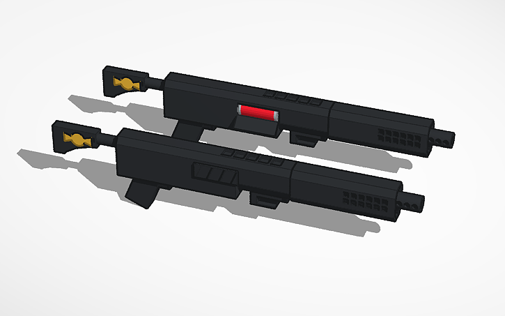 3D design MK.2 jolt rifle - Tinkercad