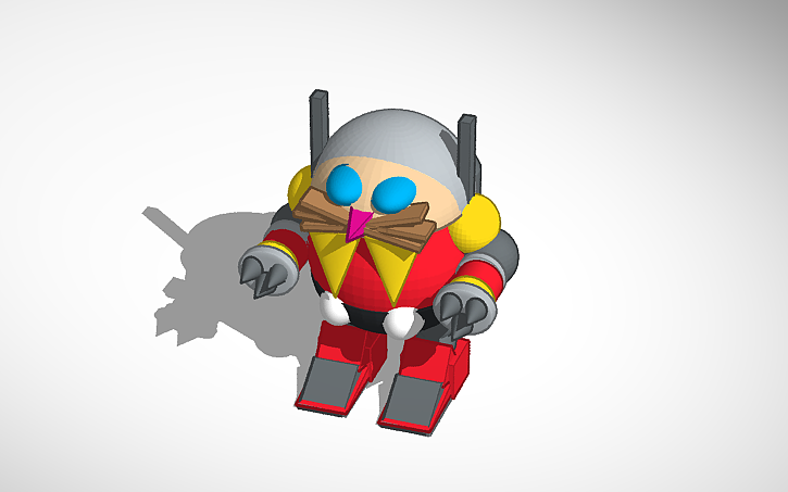 3D design Death Egg Bot - Tinkercad