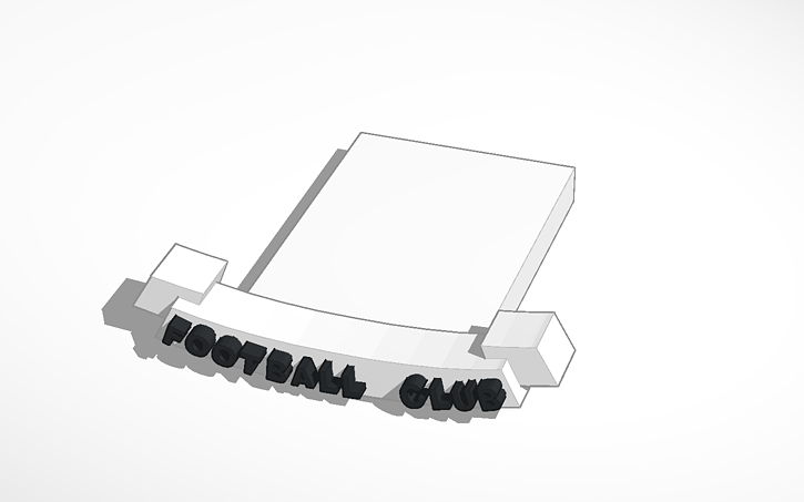 3D design Bottom banner - Tinkercad