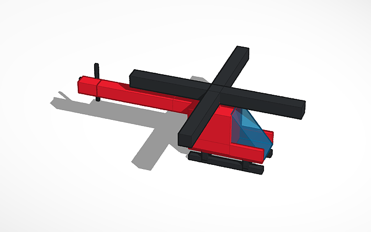 3D design helikopter | Tinkercad