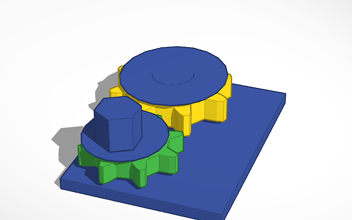 3D design Cogs - Tinkercad