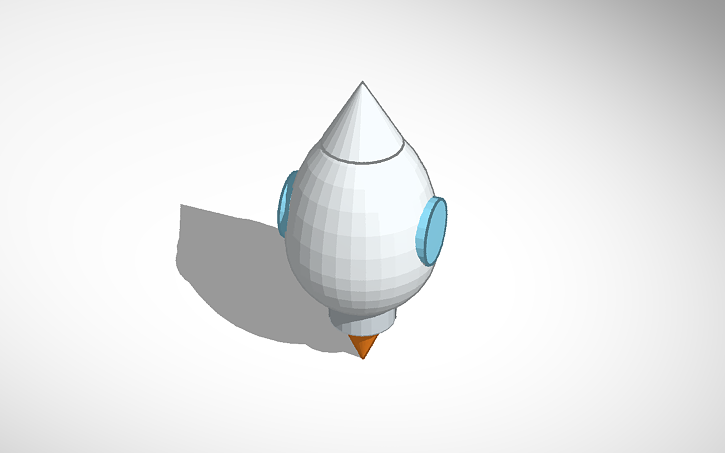3d Design Rocket Tinkercad