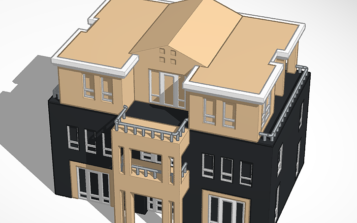 3D design Huis - Tinkercad