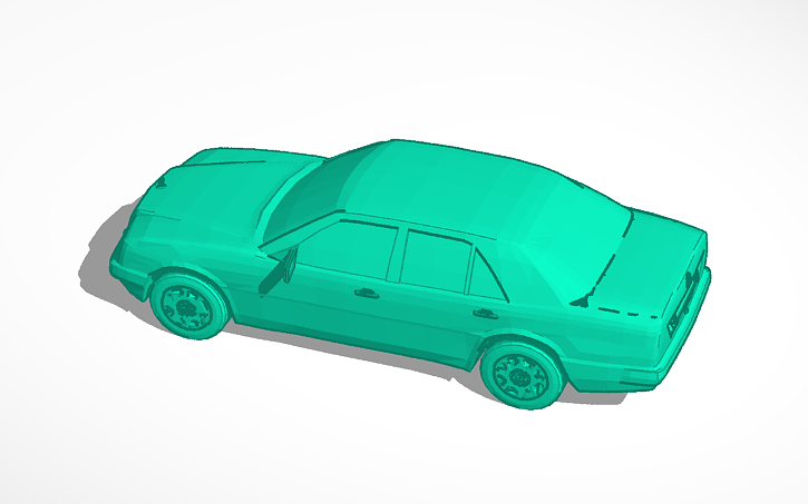 3D design Mercedes Benz E class - Tinkercad