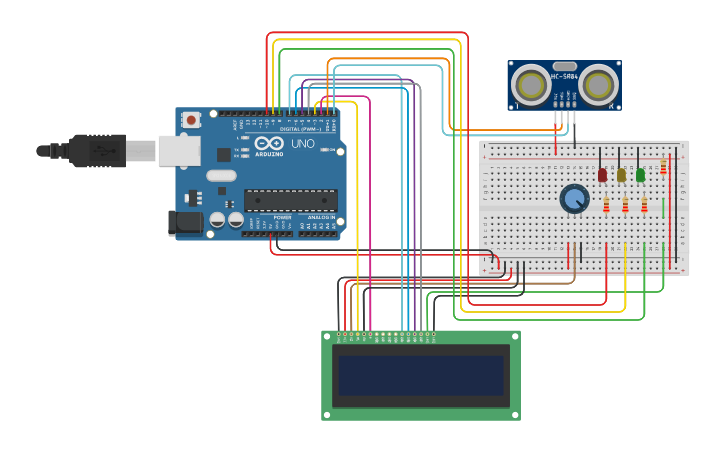 Circuit design Trabajo - Denisse | Tinkercad