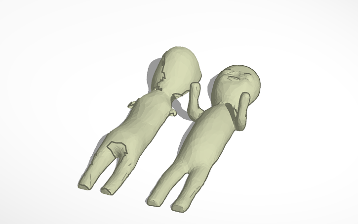 3D design SCP-173 Model | Tinkercad