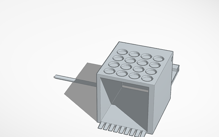 3D design LEGO Steam Shovel Bucket - Tinkercad