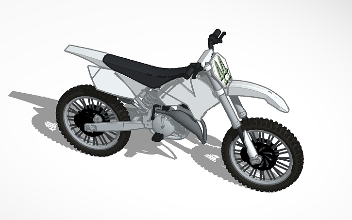 3D design 2-Stroke ''DirtBike'' - Tinkercad