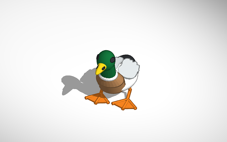 3d Design Duck Tinkercad