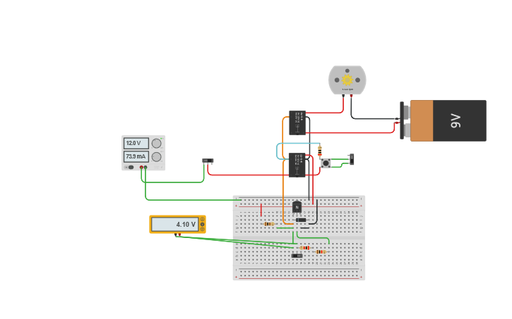 Circuit design ECT- water tank - Tinkercad