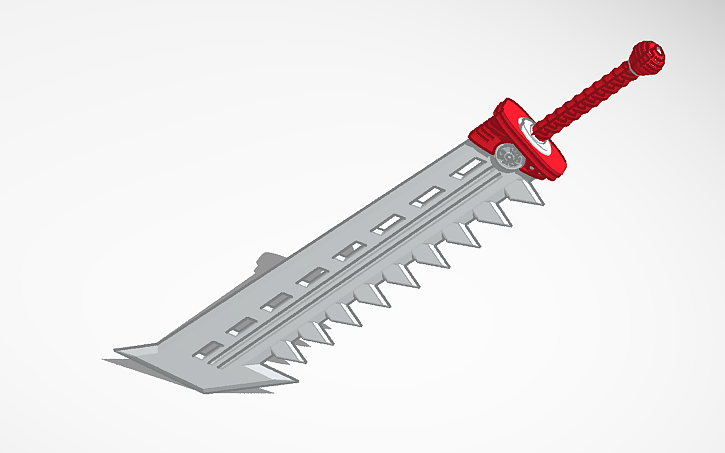 3D design Sci-fi Fantasy Sword - Primal Scream - June 2025 - Tinkercad