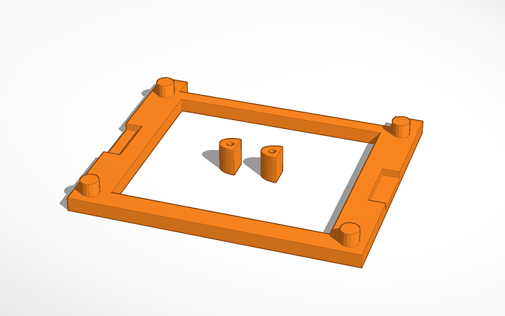 3D design Hatch Bottom w Hinge | Tinkercad