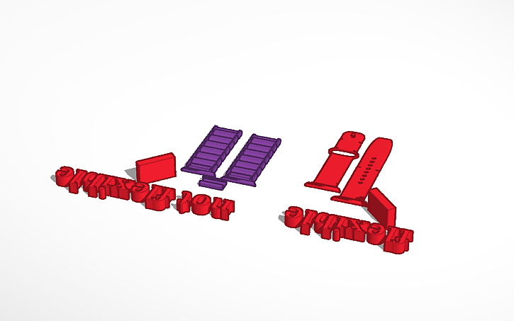 3D design apple watch band | Tinkercad