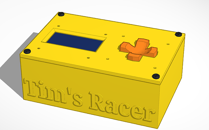 3D design Tim's Racer - Tinkercad