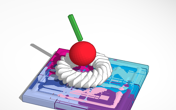 3D design Galaxy pastry thingy | Tinkercad