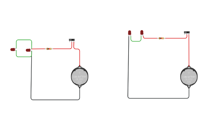 Circuit design Parallel Circuits - Tinkercad