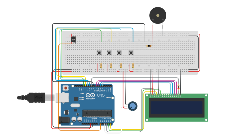 Circuit Design Alarm Clock Tinkercad