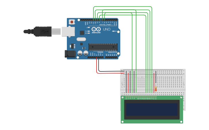 Circuit Design задача 1 Михайлова Татьяна Tinkercad