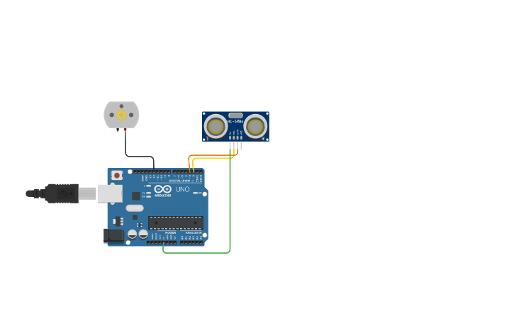 Circuit design Smart-fan - Tinkercad