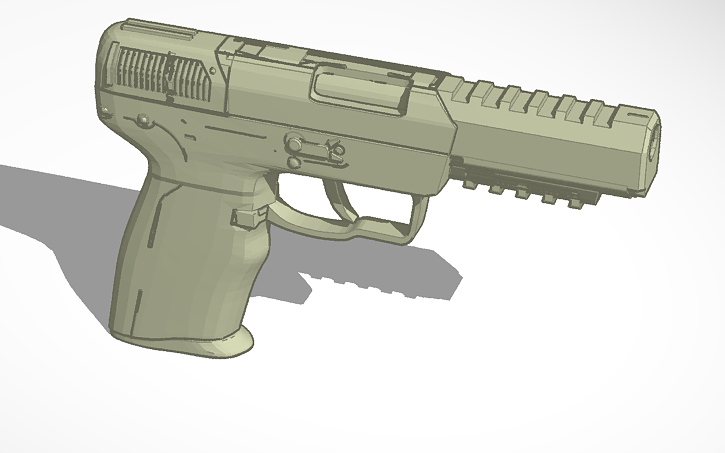 3D design FN 57 - Tinkercad