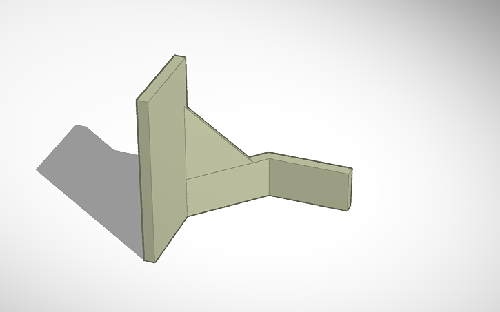 3D design Support guidon | Tinkercad