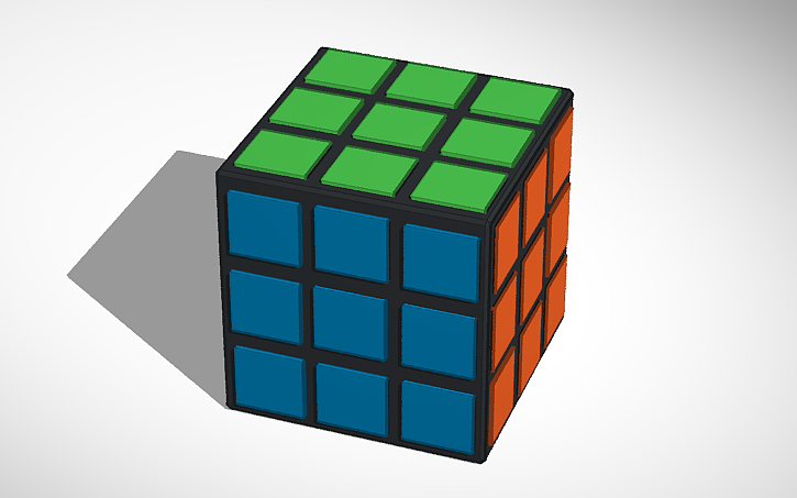 3D design RUBIX cube - I tried | Tinkercad