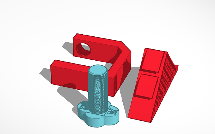 3D design Desk Clamp - Tinkercad
