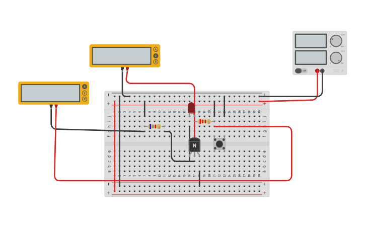 Circuit design PUSH BOTTOM | Tinkercad
