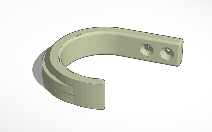 3D design hanger - Tinkercad