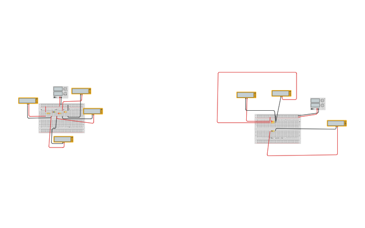 Circuit Design Series And Parallel Tinkercad