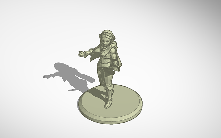 3D design Zelda on Platform, LOZ - Tinkercad