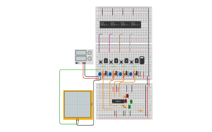 Circuit design Standard de voie ferrée v2.0 | Tinkercad