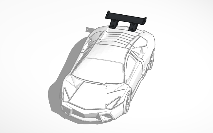 3D design Lamborghini Reventon - Tinkercad