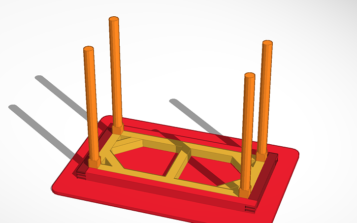 3D design Oak kitchen table | Tinkercad