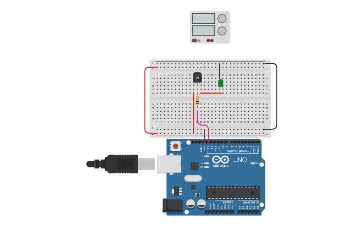 Circuit Design Transistor Example Tinkercad