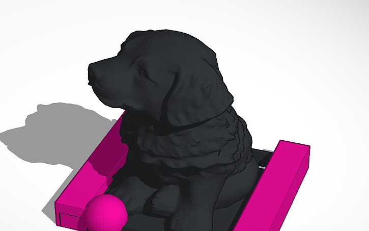 3D design Cute Puppy - Tinkercad