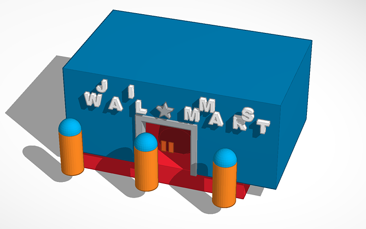 3D design WALLMART!!! - Tinkercad