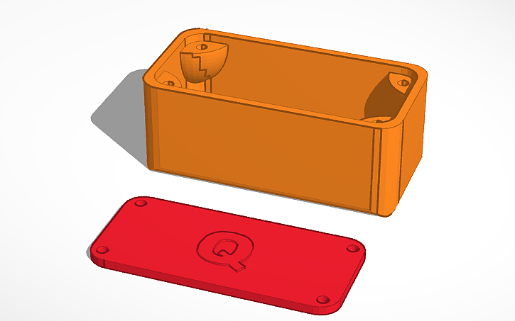 3D design Project Box (two switches) 60x30x24 | Tinkercad