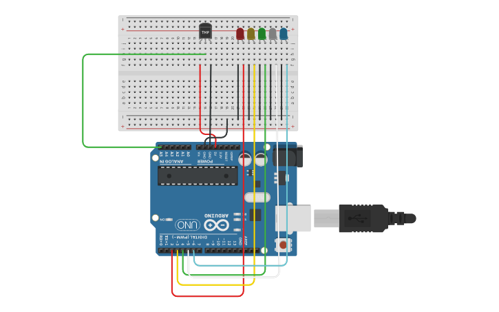 Circuit design TMP 3 | Tinkercad