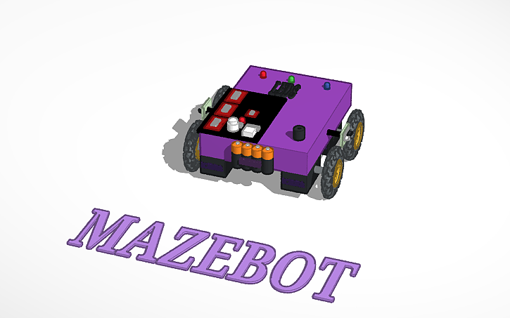 3D design KLLC_MAZE.BOT_408 | Tinkercad