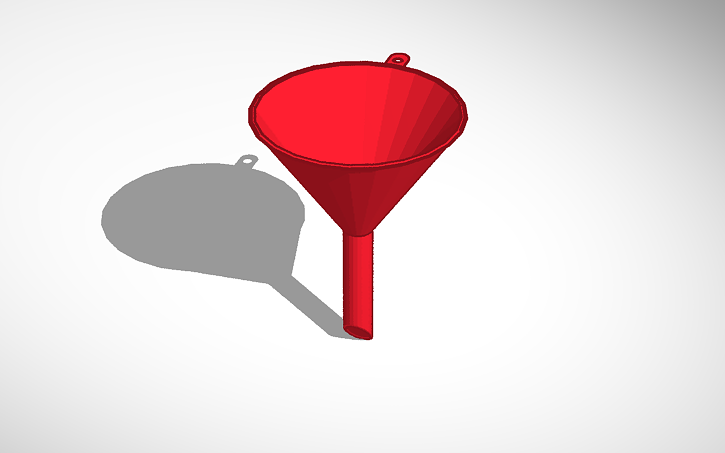 3D design de trechter - Tinkercad