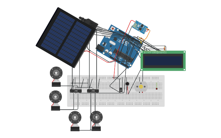 Circuit design 3D printer by Mohammad Alduweesh - Tinkercad