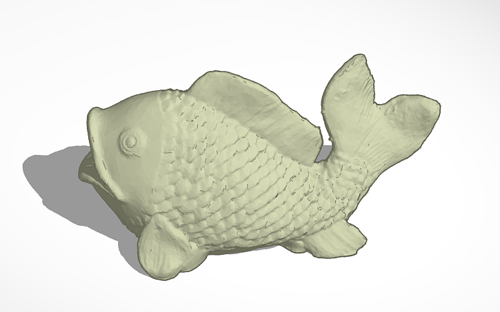 3D design fish 2 - Tinkercad